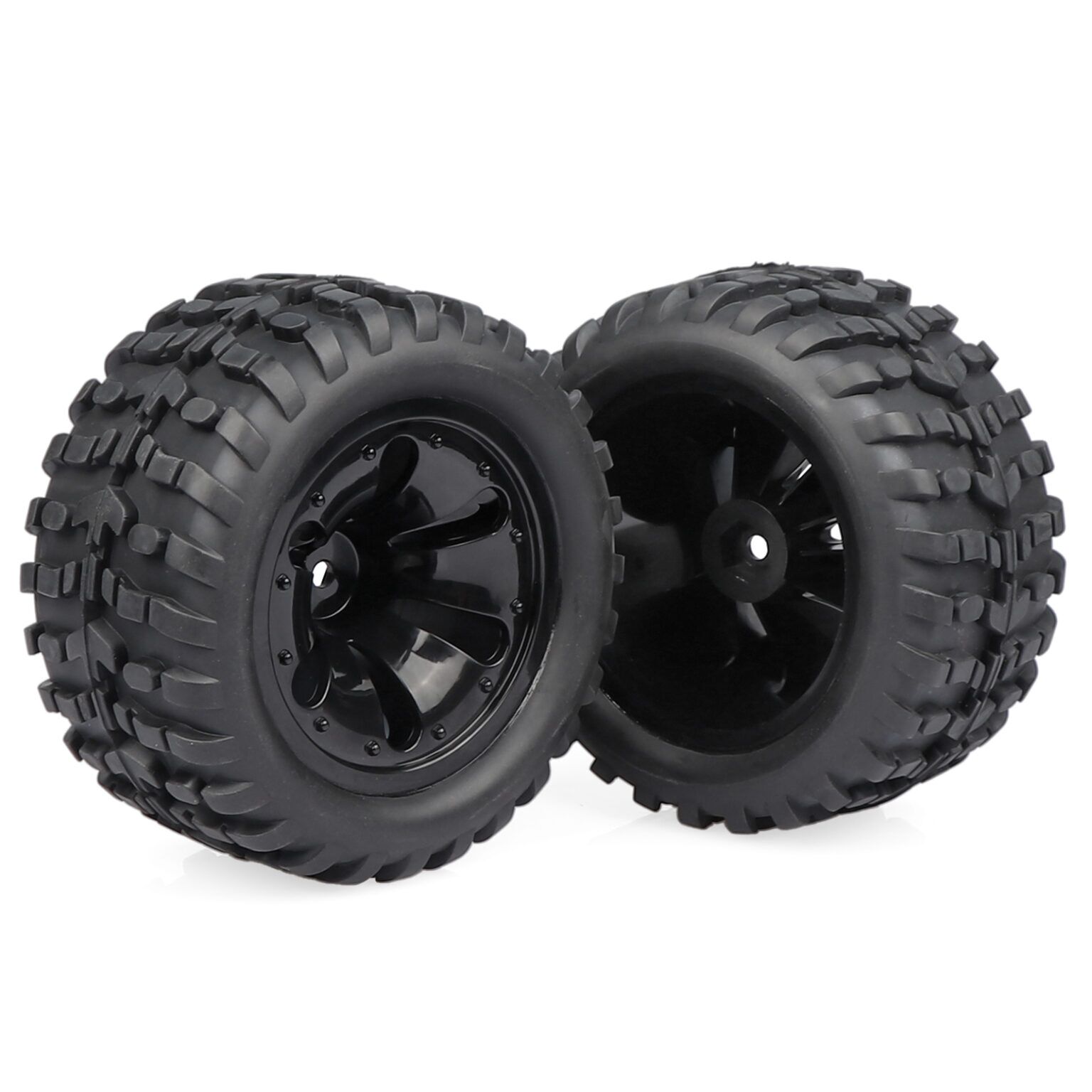 1/10 RC Monster Truck Wheels and Tires, HTM10001 – Hobbytires ...